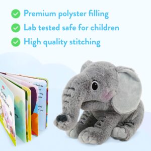 Corbi Emmy The Elephant Plush Toy Hand Puppet with Movable Mouth ...