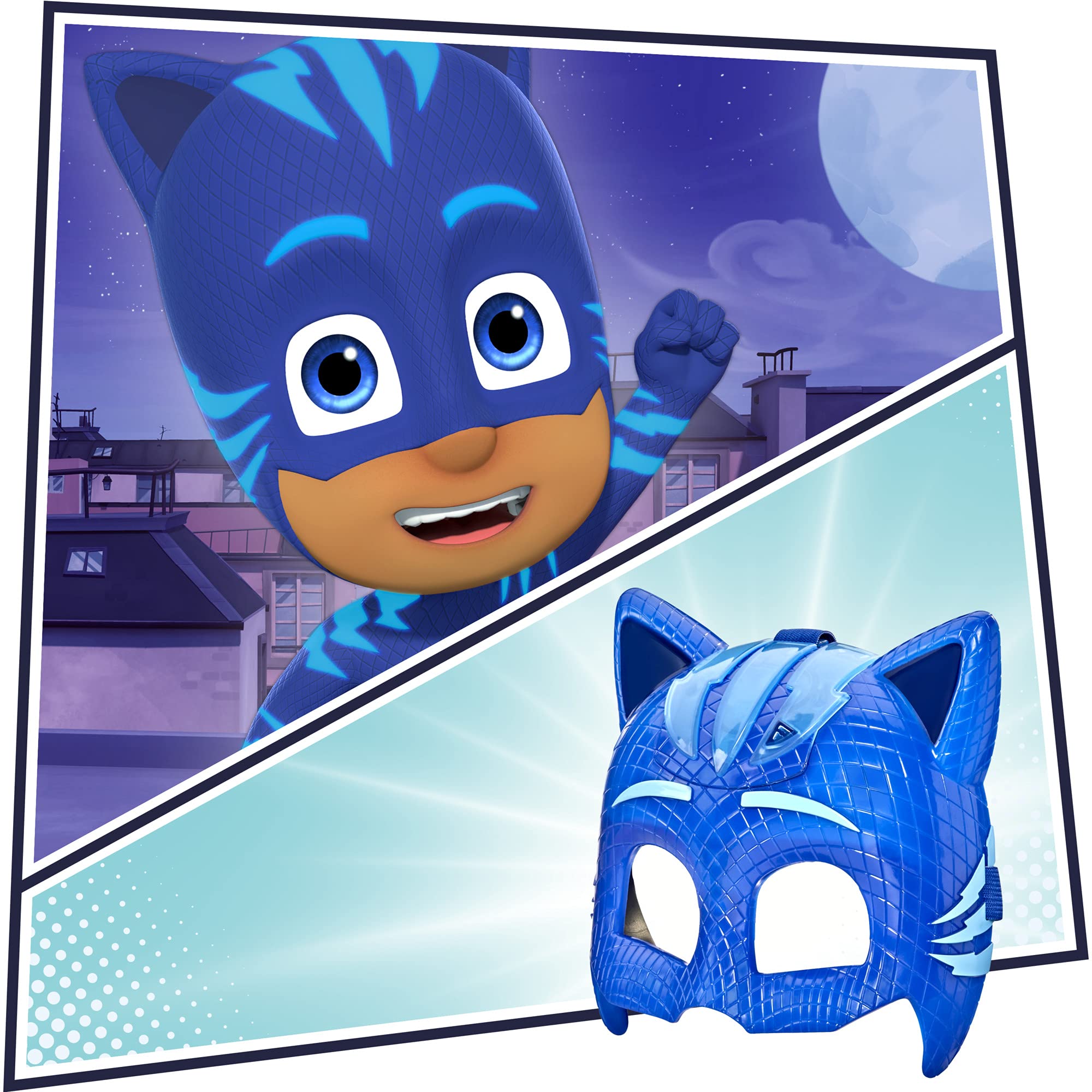 PJ Masks Catboy Deluxe Mask Set, Preschool Superhero Dress-Up Toy with ...
