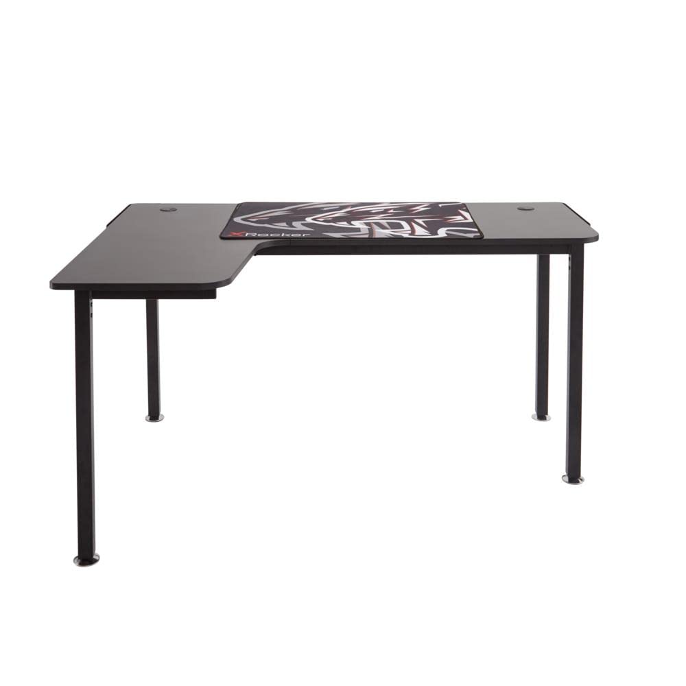 X Rocker Panther XL Left Corner Gaming Desk with Free Large Mousepad ...