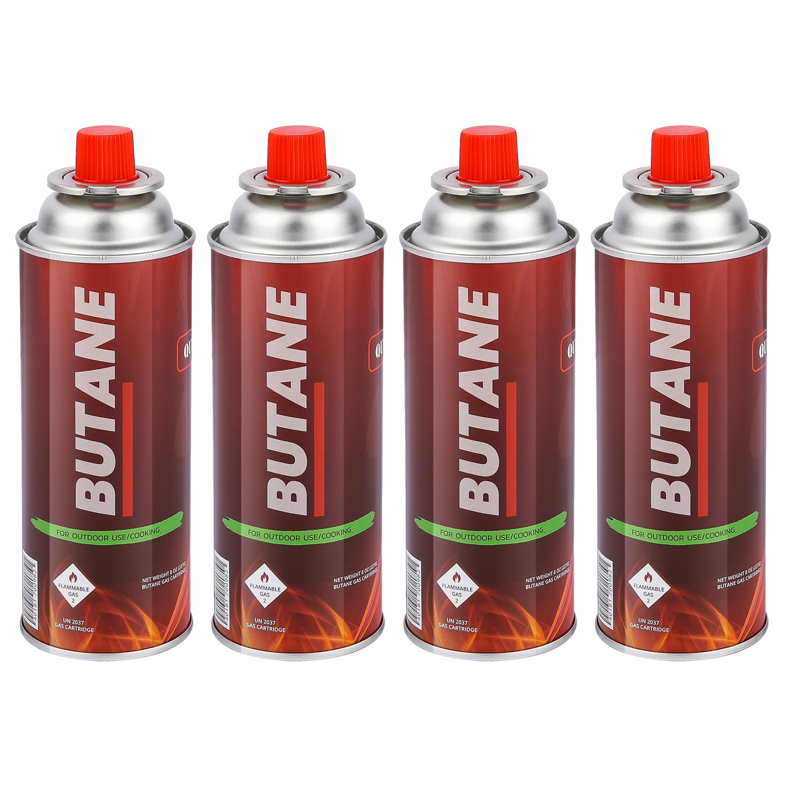 National Standard Butane Fuel Cylinders| 8oz Butane Canisters for Portable Stove | Butane Torch ...