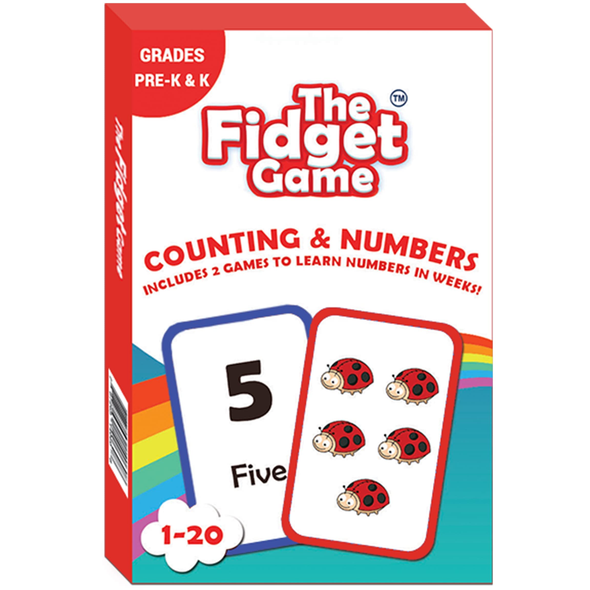 The Fidget Game Numbers and Counting 1-20 - Preschool Learning ...