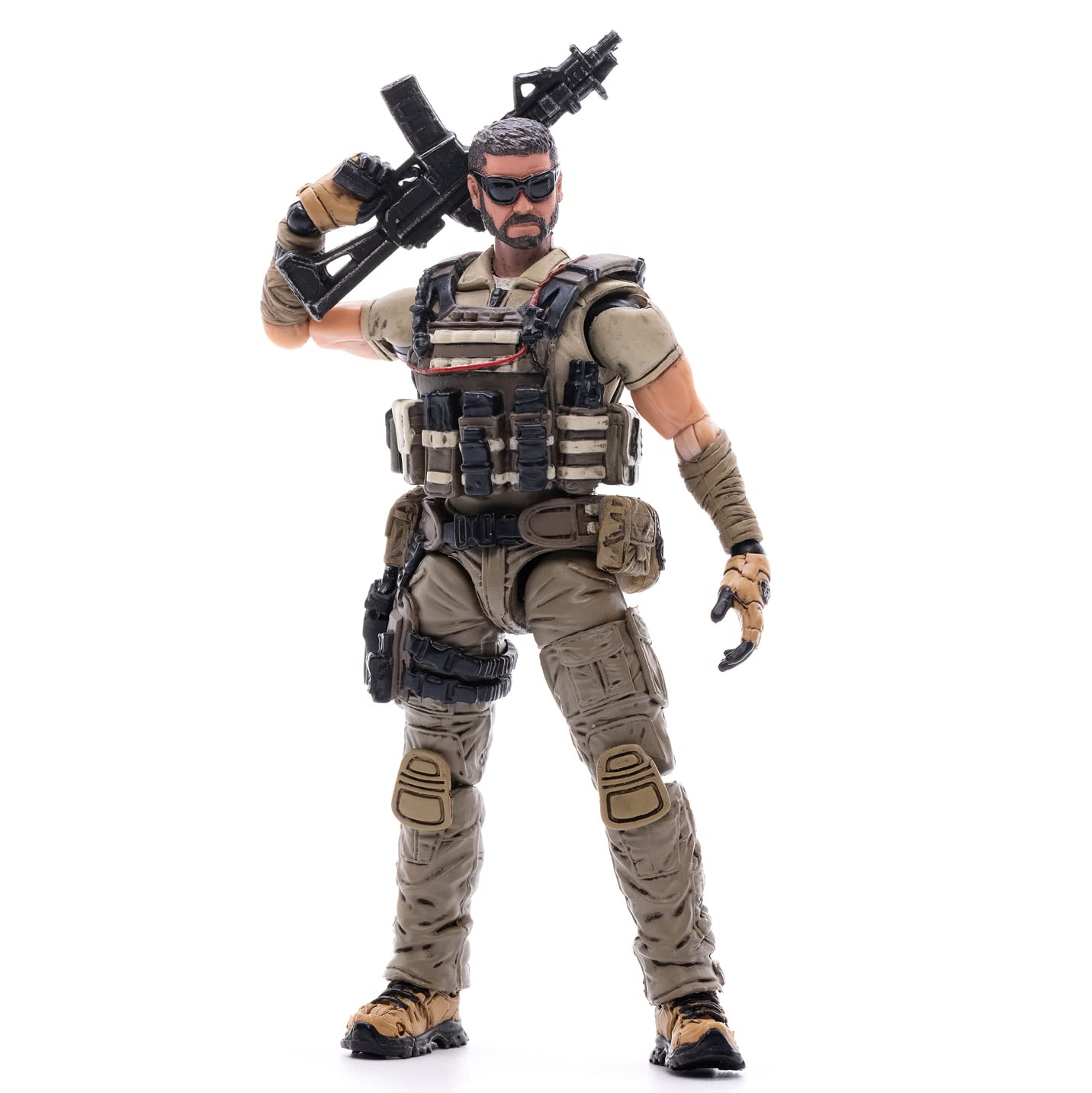 JOYTOY 1/18 Action Figures 4-Inch Mercenary-Kahn Collection Solider ...