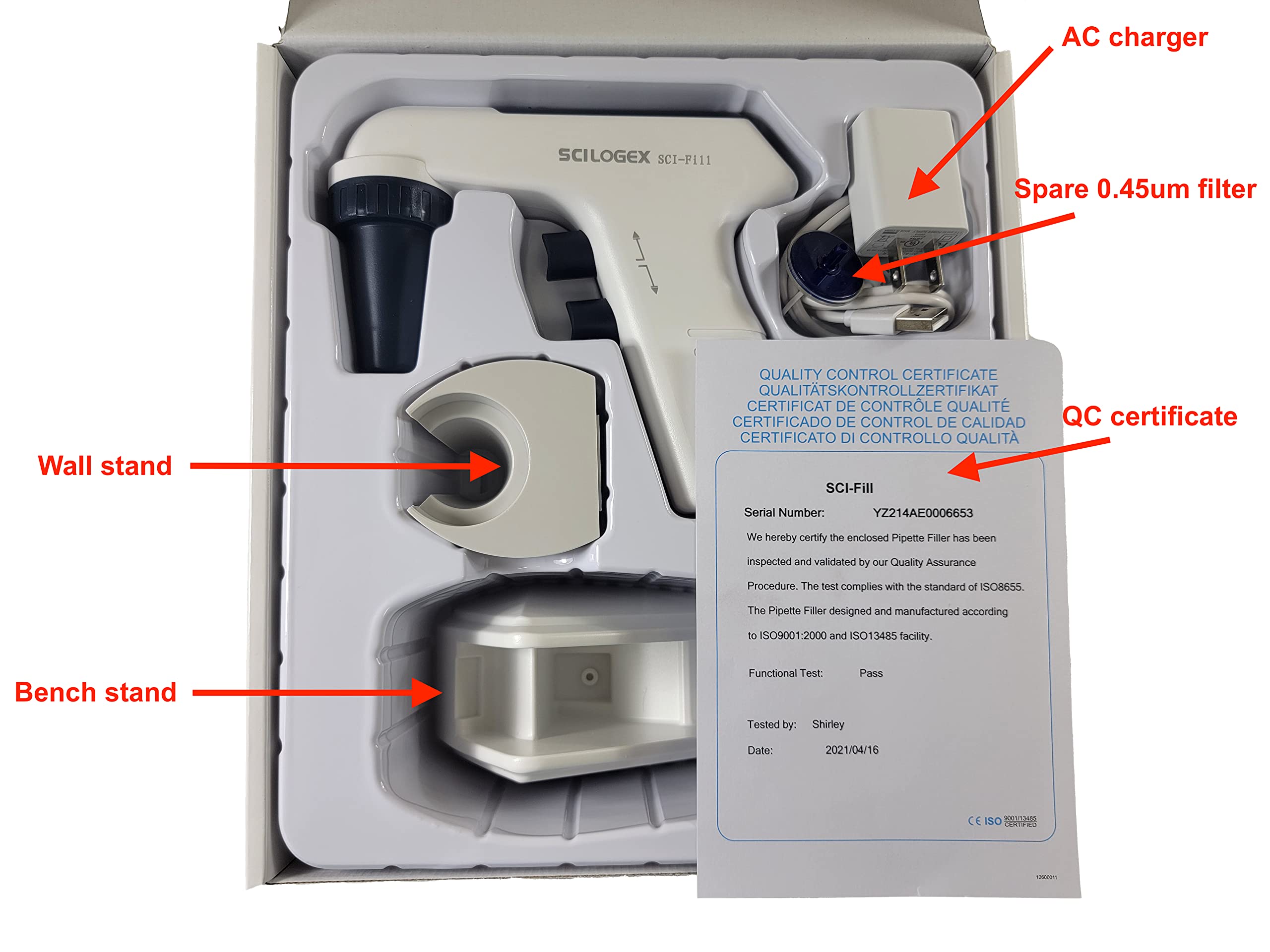 Scilogex SCI-Fill Motorized Pipette Filler - 1 Year Warranty — 🛍️ The Retail Market