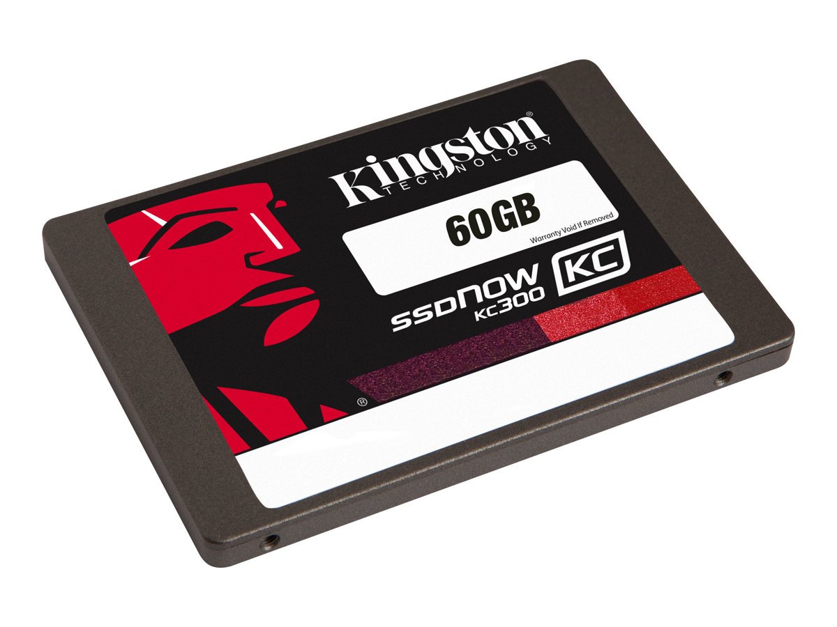 Kingston Digital 60 GB SSDNow KC300 SATA 3 2.5-Inch Solid State Drive with Adapter SKC300S37A ...