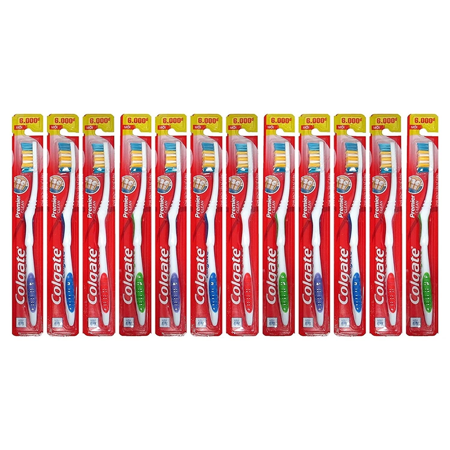 Colgate - 6 Pack Extra Clean Firm Toothbrushes #40, Assorted Colors — 🛍 ...