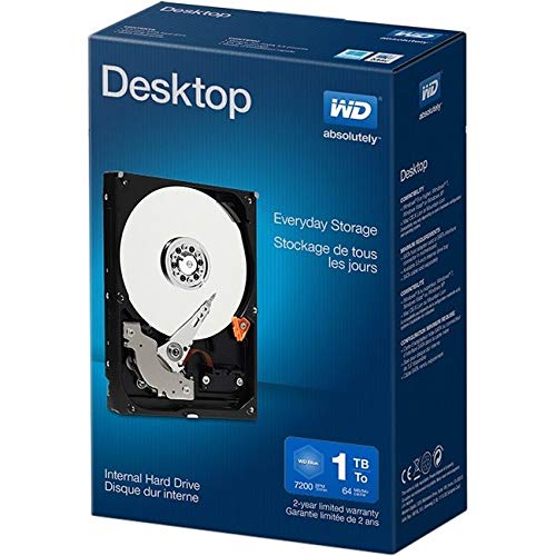 WD Mainstream 1TB Internal Hard Drive for Desktops, 64MB Cache, SATA ...