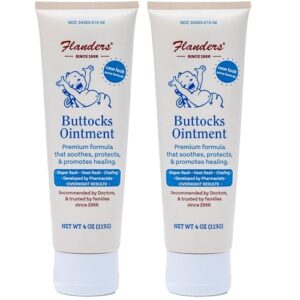 Flanders Buttocks Ointment - Diaper Rash Cream for Treatment ...