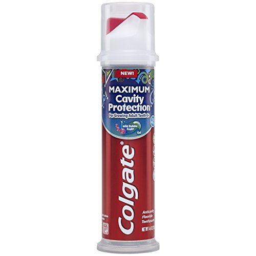 Colgate Kids Toothpaste Pump, Maximum Cavity Protection, 4.4 ounces (12 ...