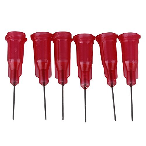 100pcs 25Ga 1/2" Red Blunt Dispensing Needles Syringe Needle Tips — 🛍️ ...