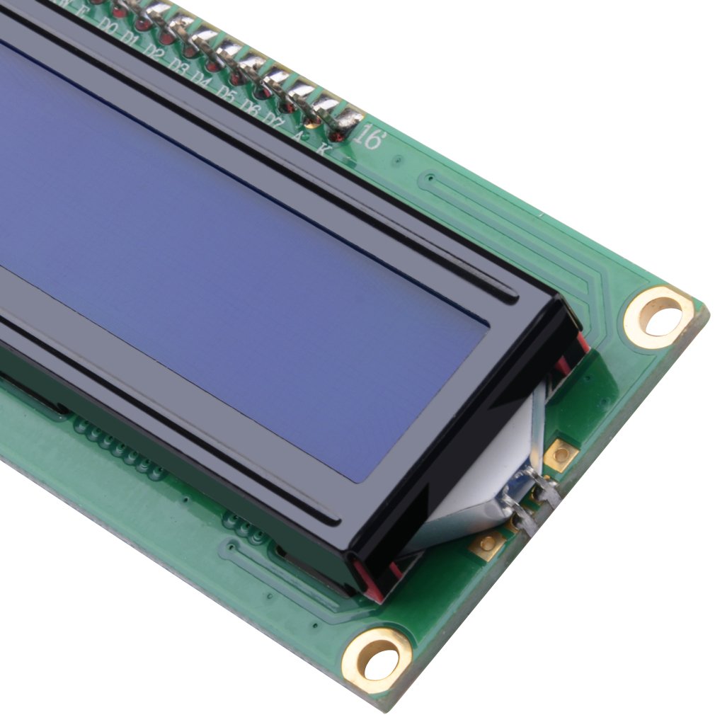 Qunqi IIC/I2C/TWI 1602 Display Module 16x2 Serial Blue Backlight LCD Module for Arduino UNO R3 ...