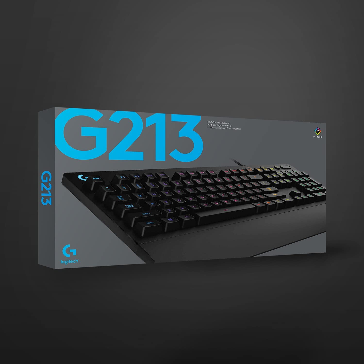 Logitech G213 Wired Gaming Keyboard with Dedicated Media Controls, 16.8 ...