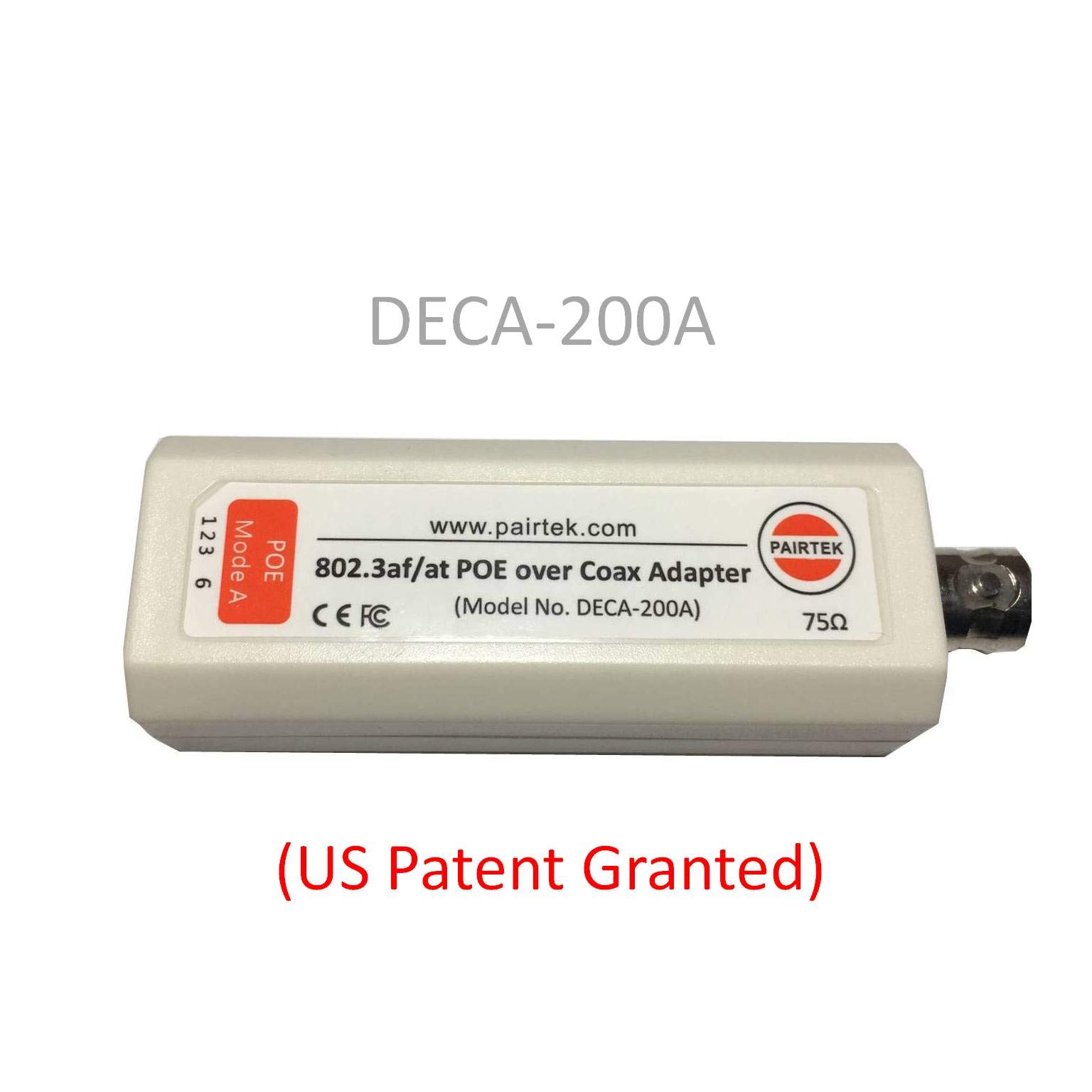 POE Ethernet-Over-Coax Adapter Kit (DECA-200) - Twin Pack - by Dualcomm ...
