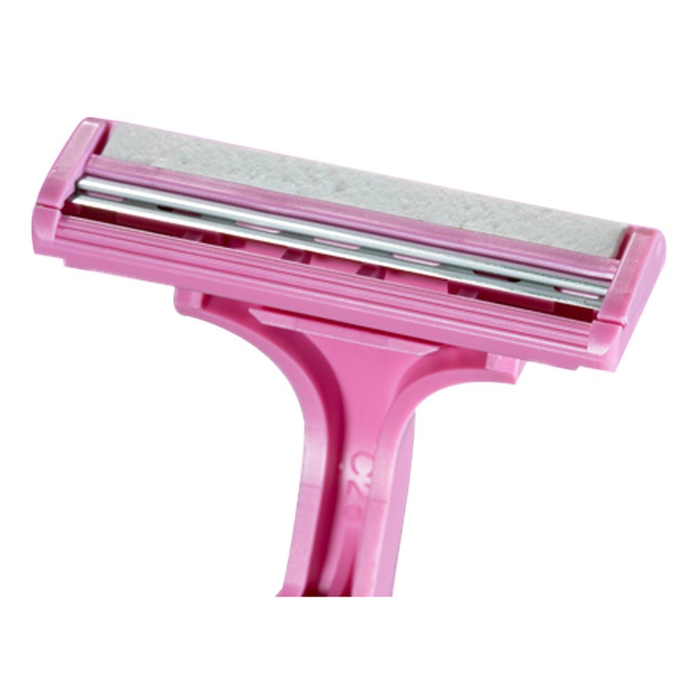 50x Personna Womens Disposable Razors Pink Twin Blade W/Lubricating ...