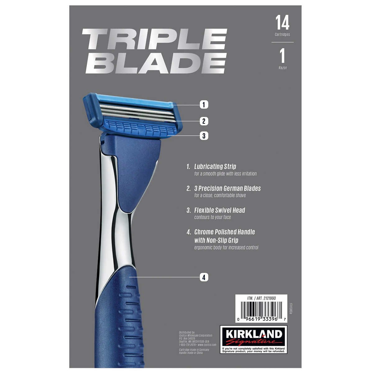 Kirkland Signature Triple Blade Razor 14-count — 🛍️ The Retail Market