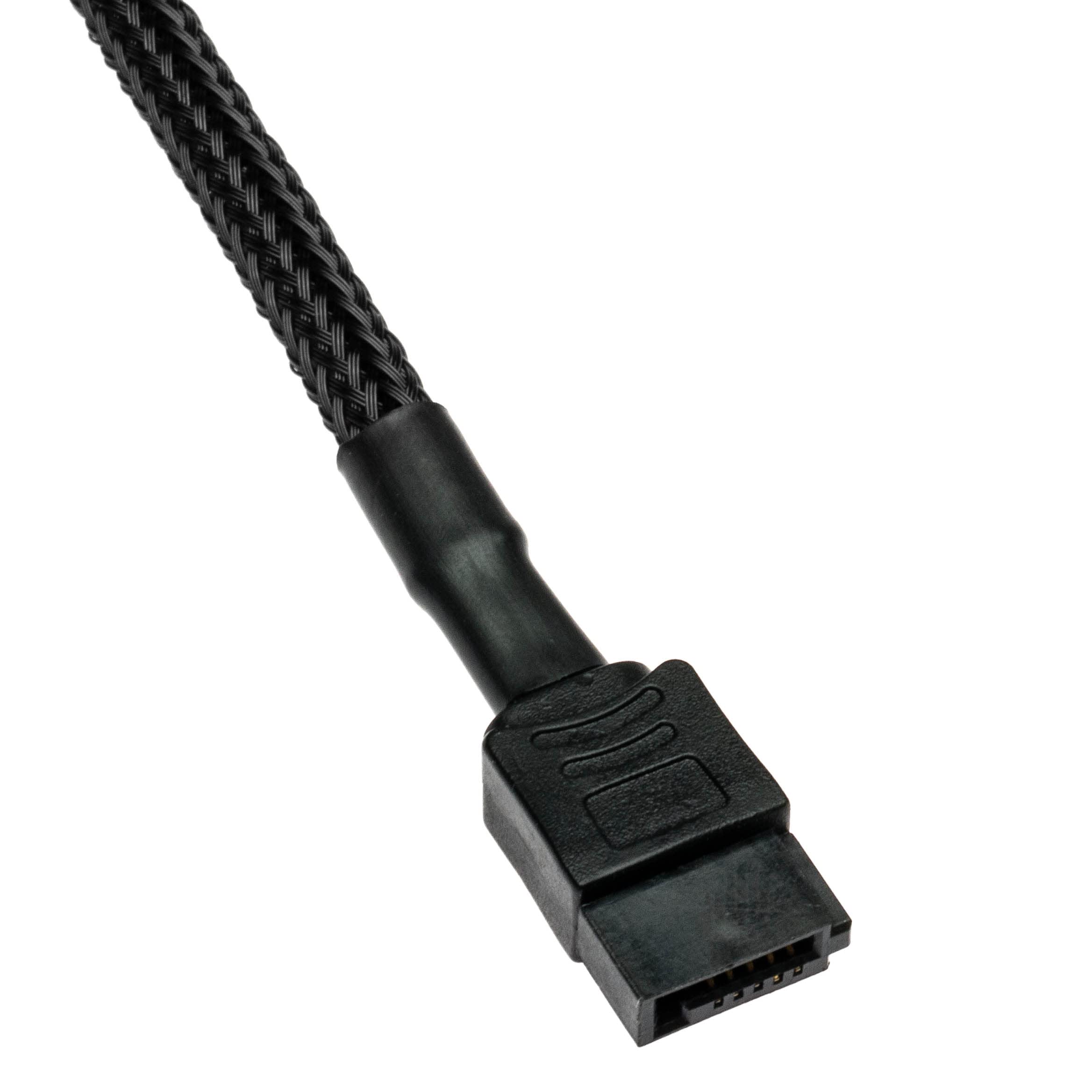CRJ Slimline SATA Power Adapter Cable - 12-inch (30cm), Black Sleeved ...