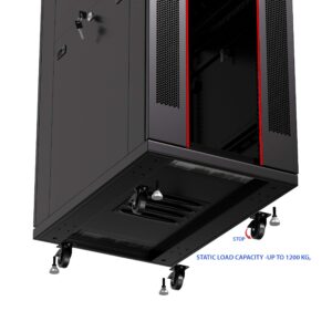 Server Rack - Locking Cabinet - Network Rack Cabinet Enclosure - 32U ...