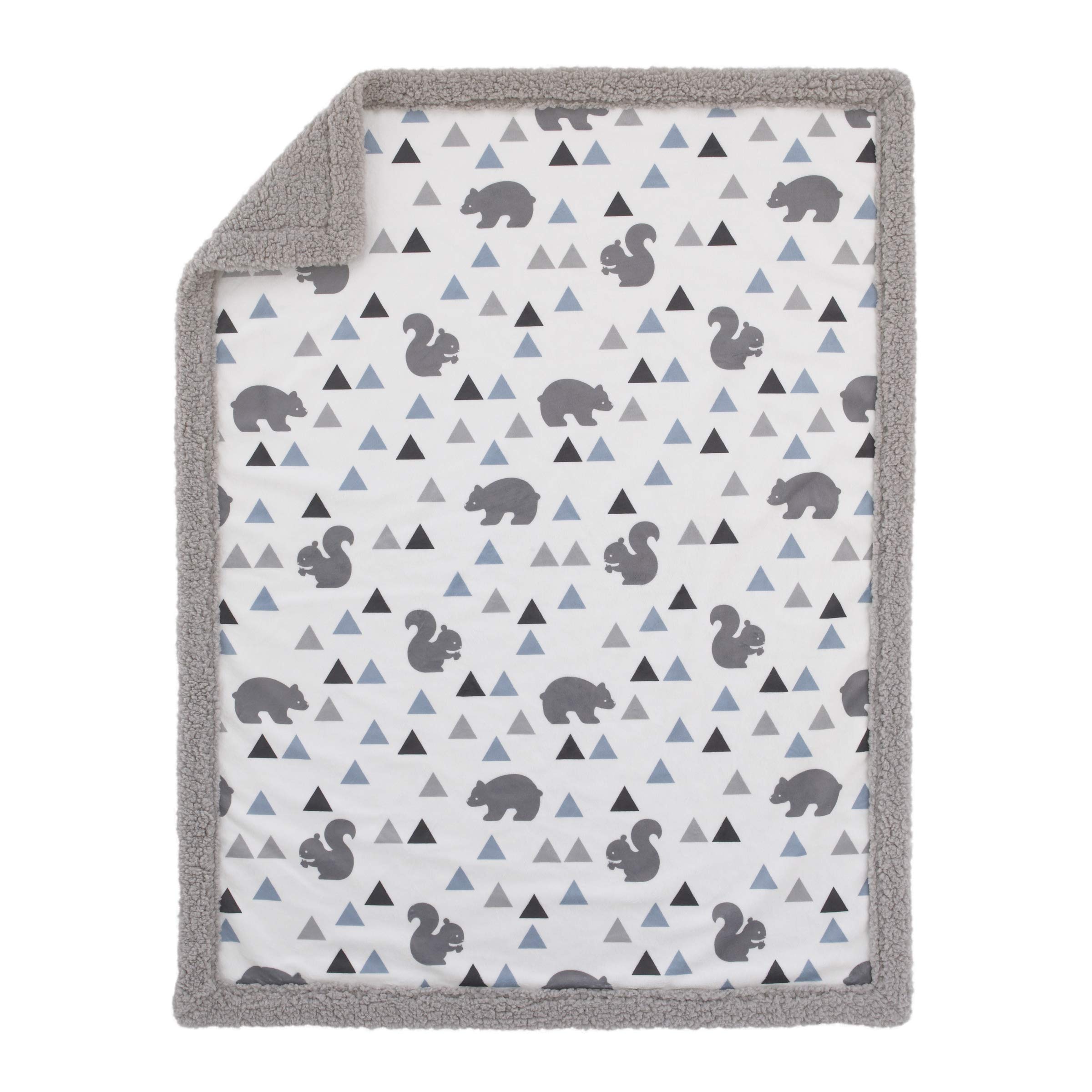 NoJo Mountain Patchwork - Grey, Denim, Slate Blue, Charcoal 4 Piece ...