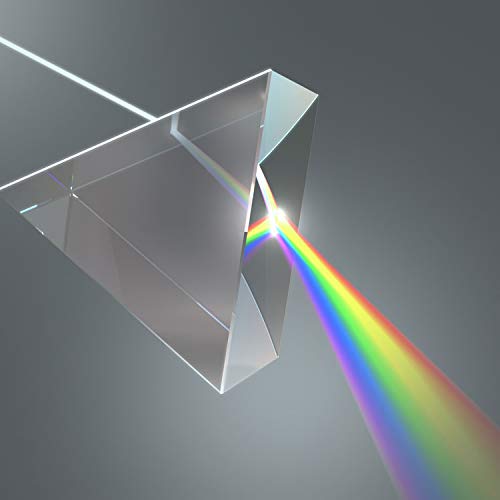 Glass Triangular Prisms for Refraction Education in Classrooms, Great ...