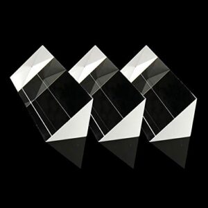 Glass Triangular Prisms for Refraction Education in Classrooms, Great ...