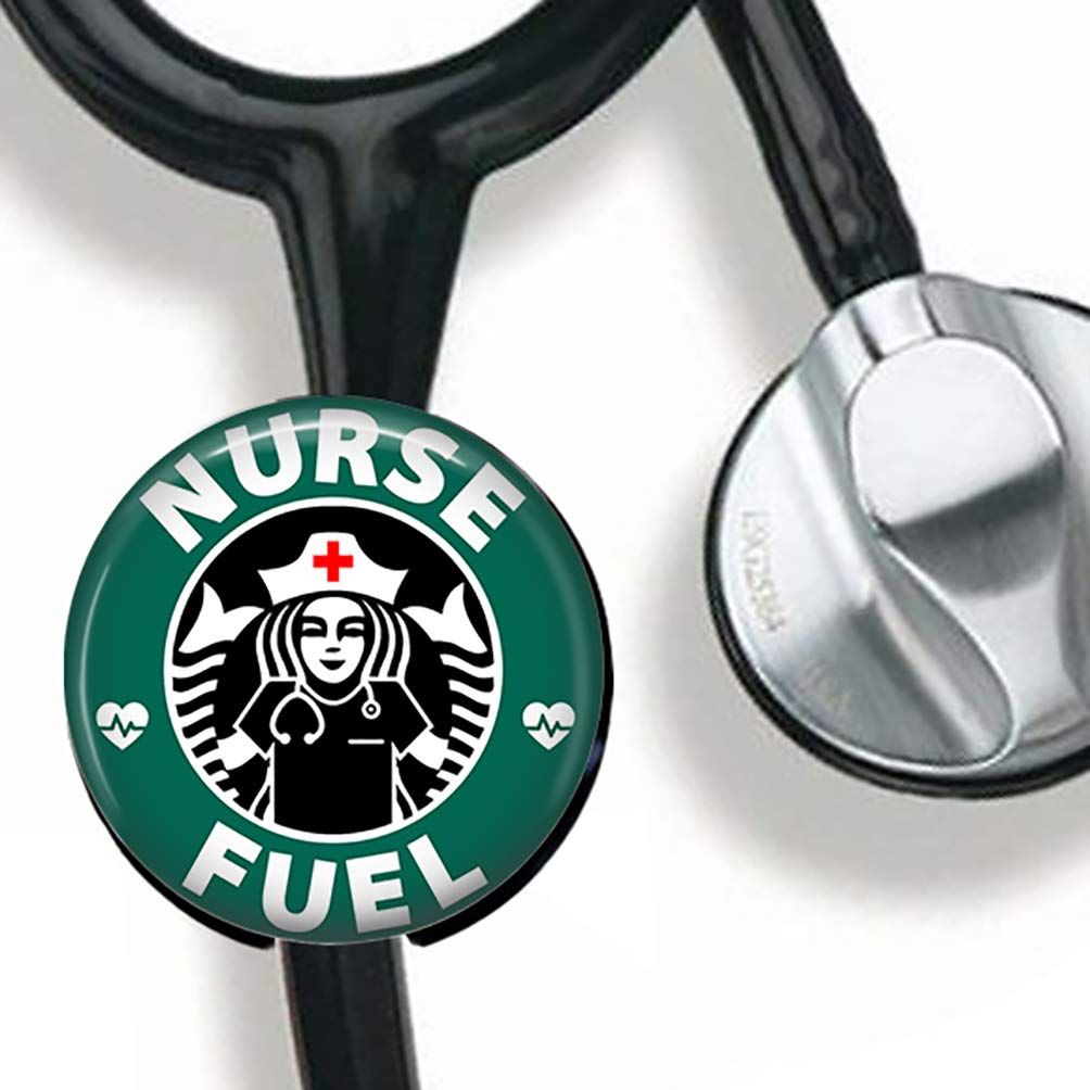 Nurse Fuel Stethoscope Tag Personalized,Nurse Doctor Stethoscope ID Tag ...