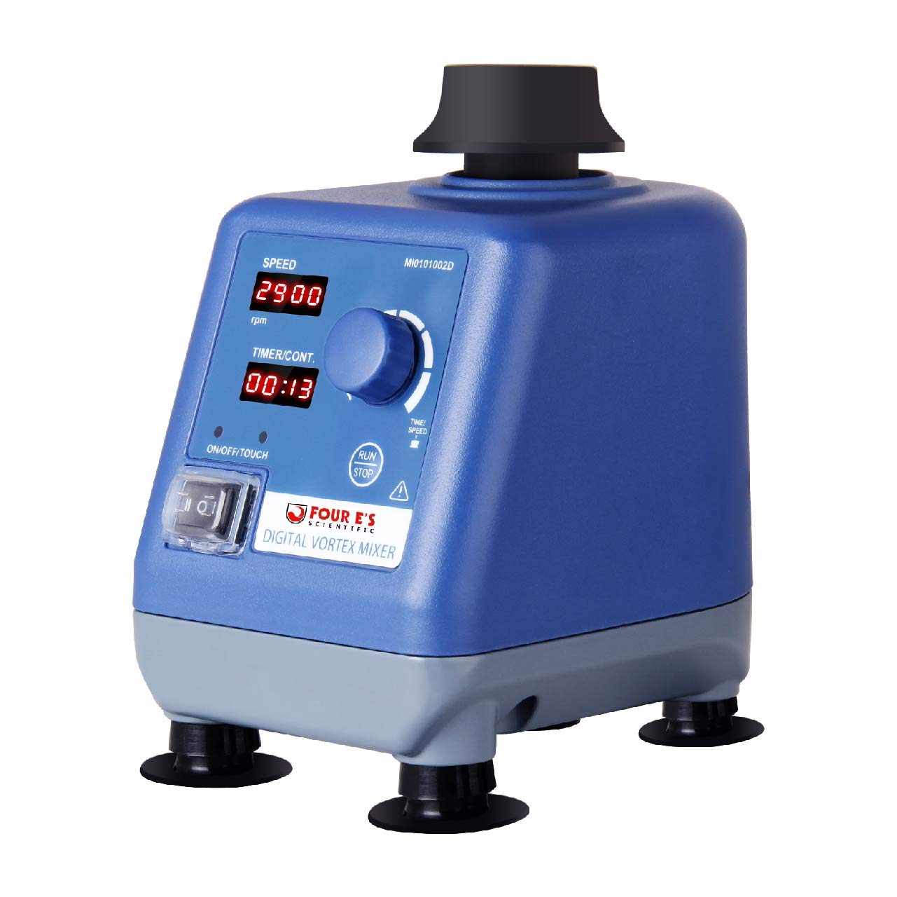Laboratory Vortex Mixer, 0-3000RPM, LED Display Lab Vortex Shaker, Touch & Continuous Function ...