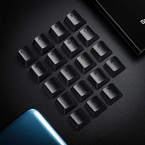 Hallsen Metal Keycaps Mechanical Gaming Keyboard WASD Keycaps for FPS ...