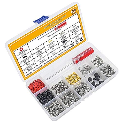 300Pcs Personal for Computer Screw Standoffs Set Assortment Kit with A ...