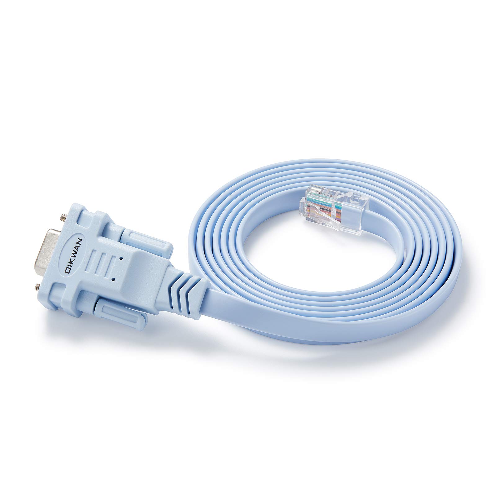 OIKWAN DB9 to RJ45 Console Cable,Compatible with Cisco Routers Switches ...