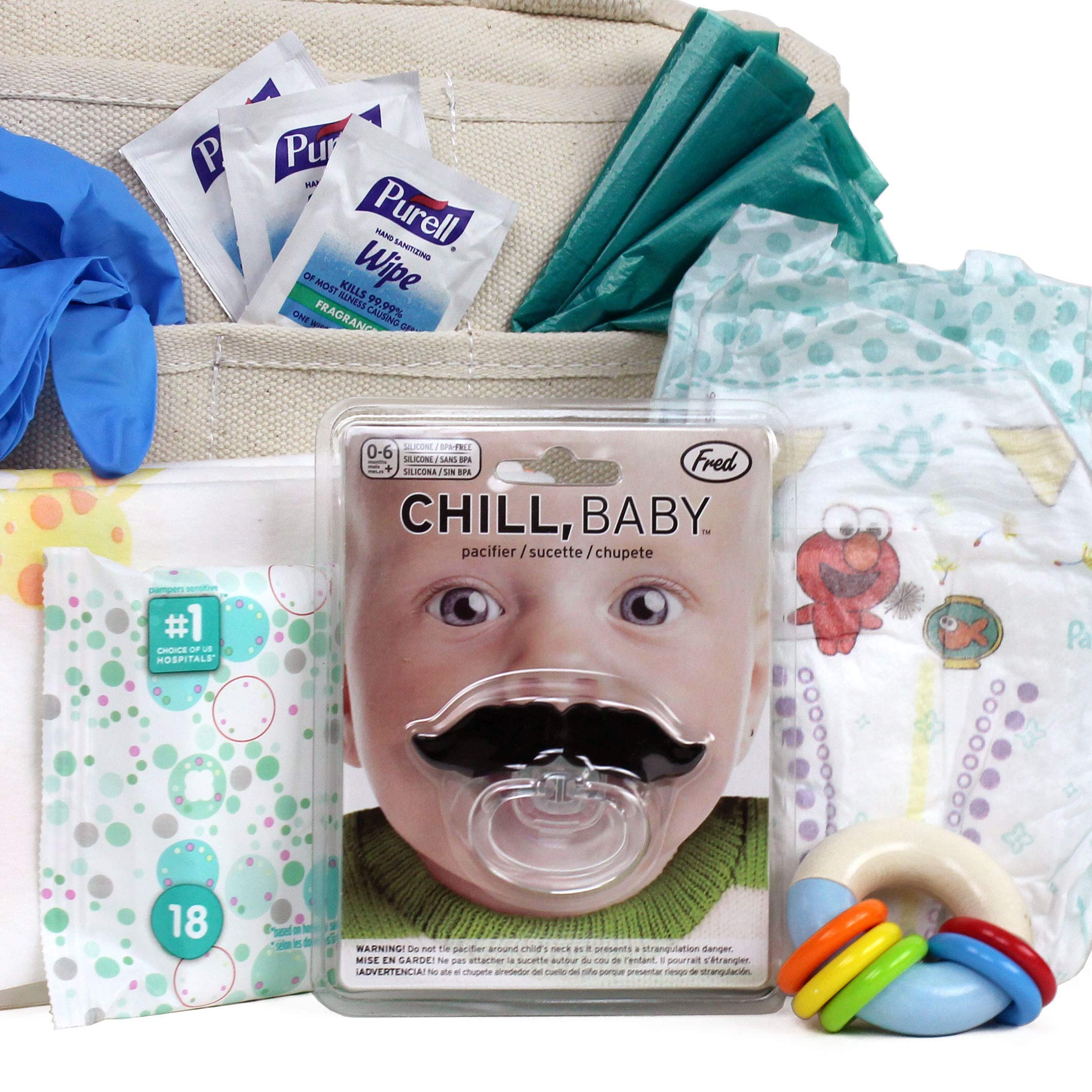 Dad’s Diaper Kit – Diaper Changing Kit for New Father – Bundle with ...