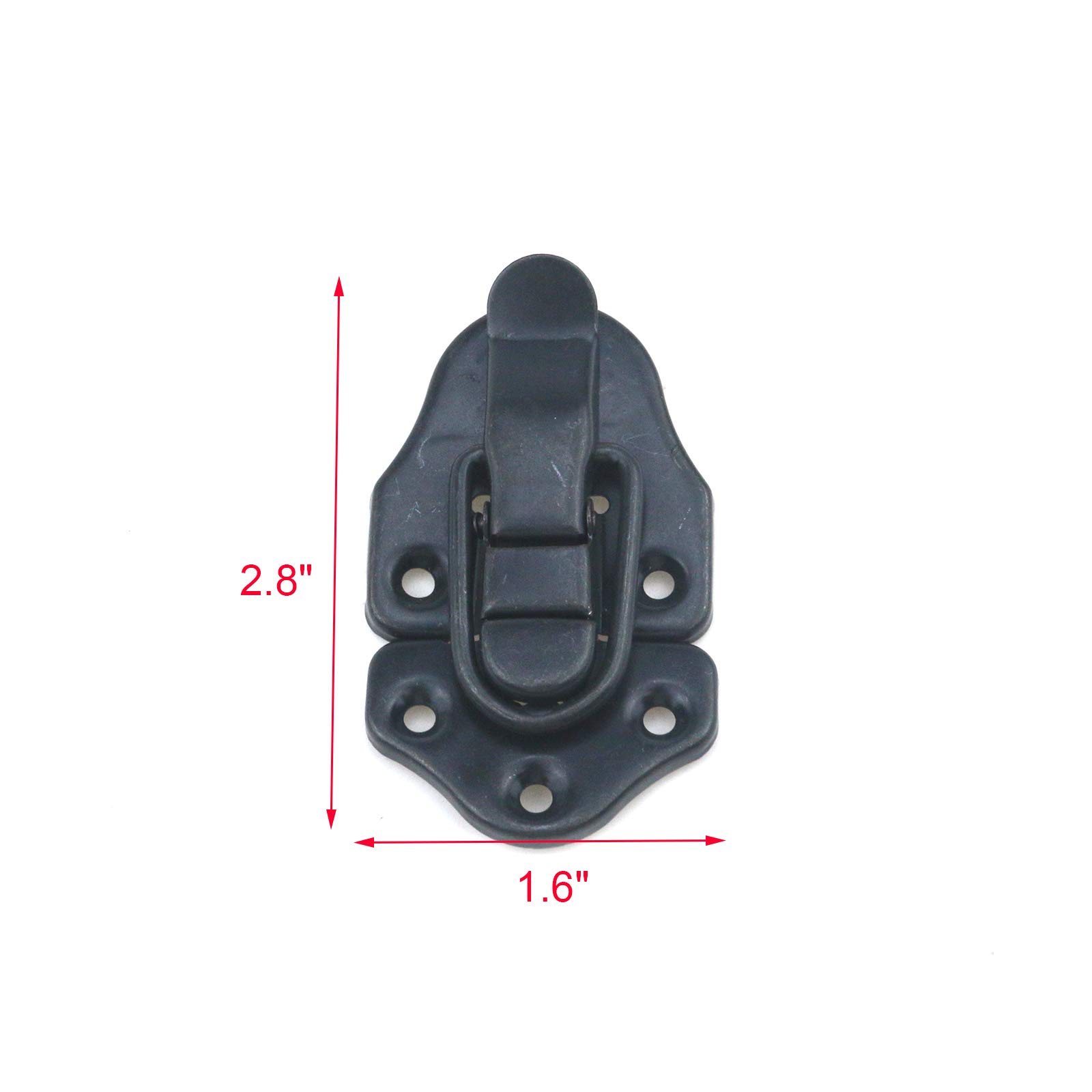 Geesatis 8 Pcs Metal Box Hasp Lock Toggle Latch Catch Decorative Hasp ...
