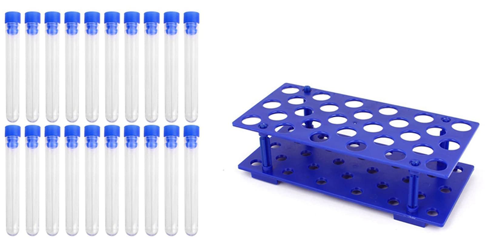 2 Pack 28 Well Centrifuge Tube Rack for 10ml/15ml Scientific Laboratory ...