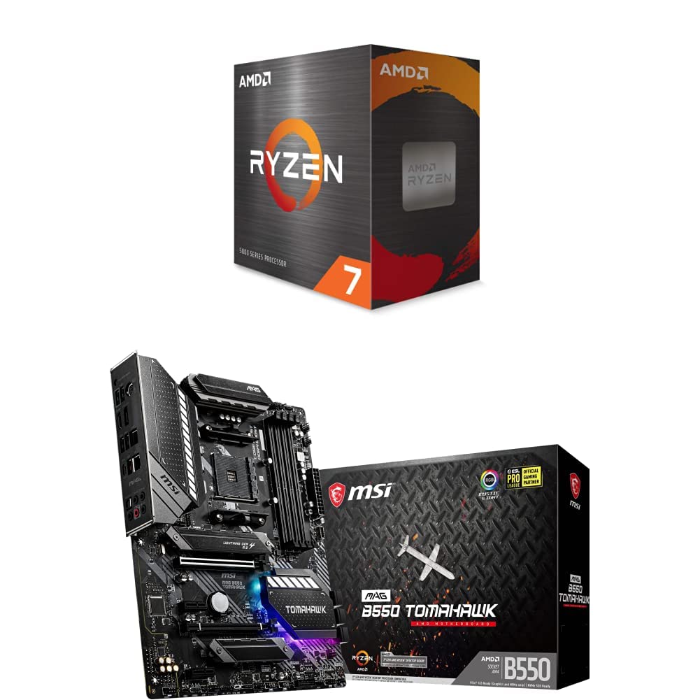 CPU Ryzen7 5800x & MSI MAG B550 TOMAHAWK Amazon.com: MSI MAG B550 TOMAHAWK Gaming Motherboard (AMD