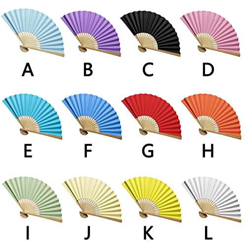 RAZZUM Decorative Folding Fans Traditional Chinese Fans Hand Held Fans ...