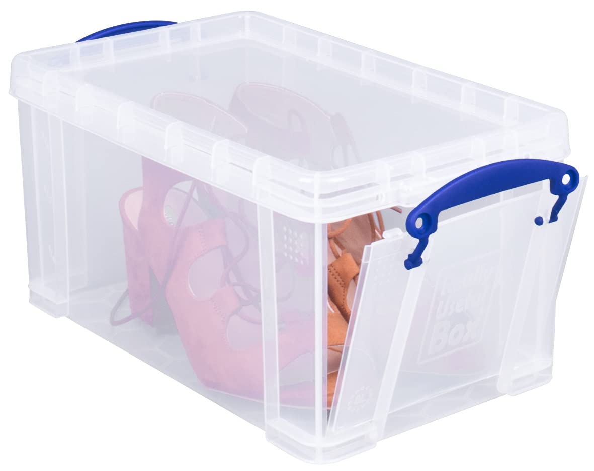 Really Useful Plastic Storage Box 8 Litre Open Fronted Box Clear — 🛍️ ...