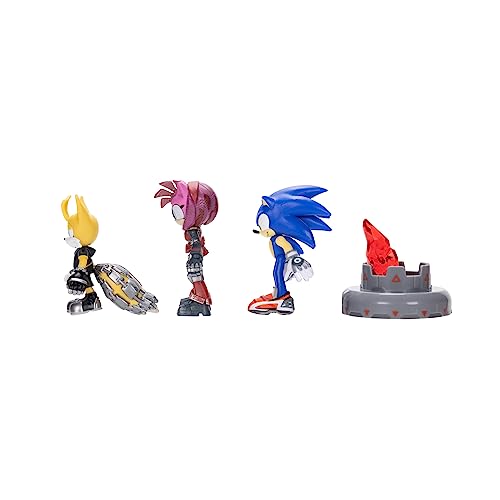 Sonic Prime 2.5" Figure Multipack with Sonic, Tails Nine & The Prism ...