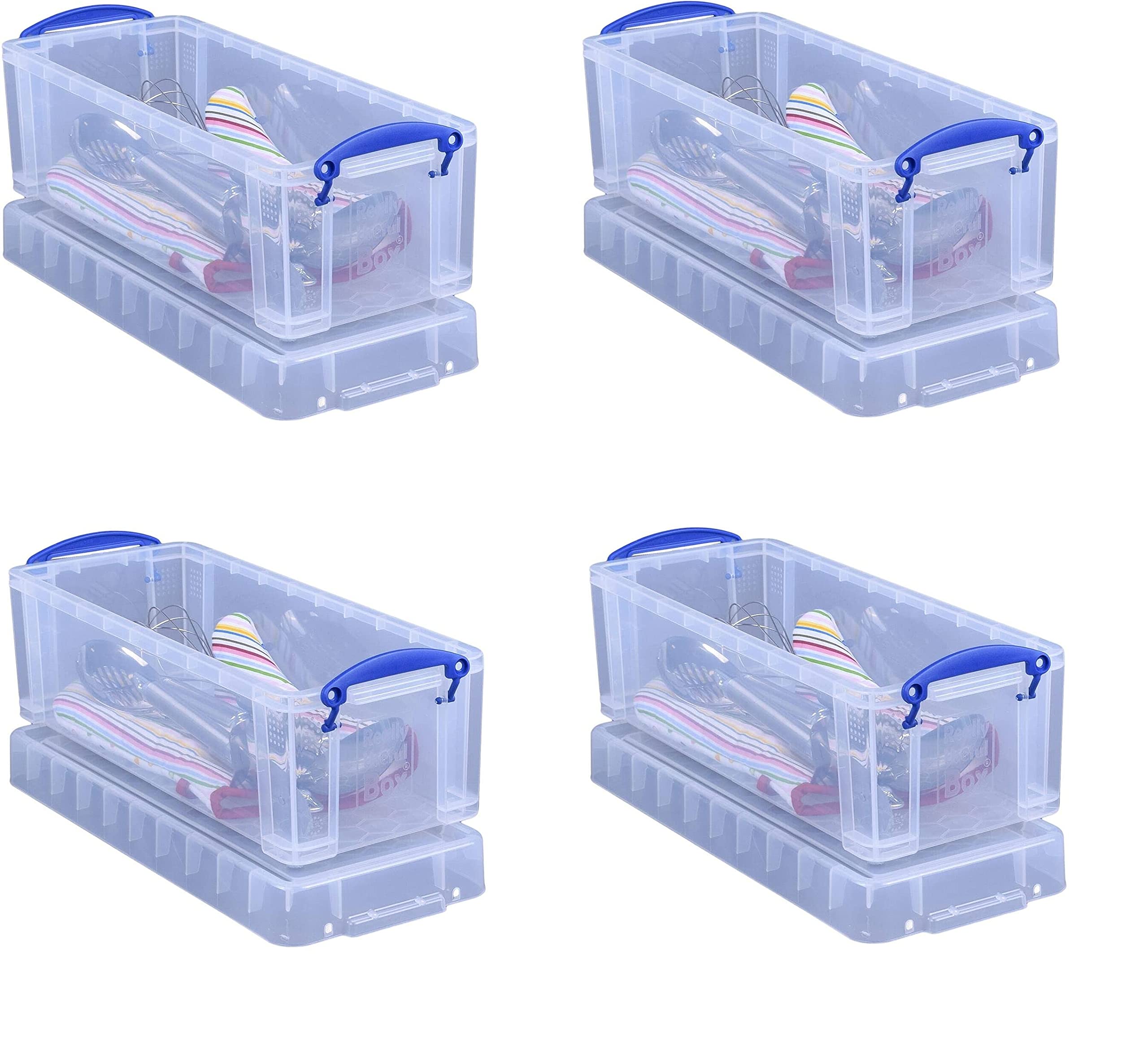 Really Useful Box Plastic Storage Box, 6.5 Liters, 17 1/2" x 7" x 6 1/4 ...