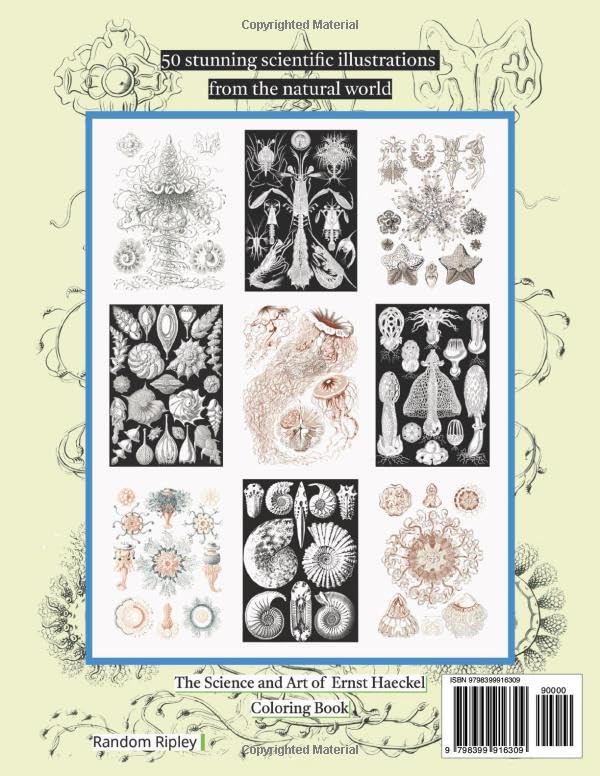 The Science and Art of Ernst Haeckel - Art Forms in Nature Coloring ...