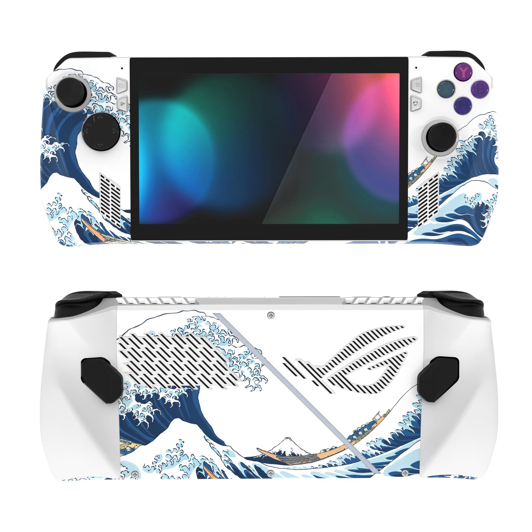 PlayVital Skins for ROG Ally Handheld Gaming Console - The Great Wave ...