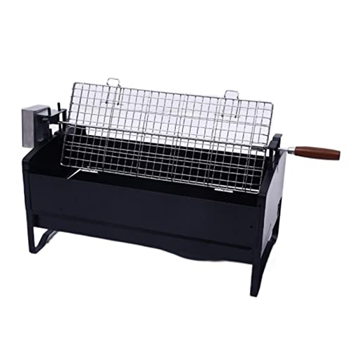 TAMYID Charcoal Grills, Bbq Rotary Grill Family Camping Portable Small ...