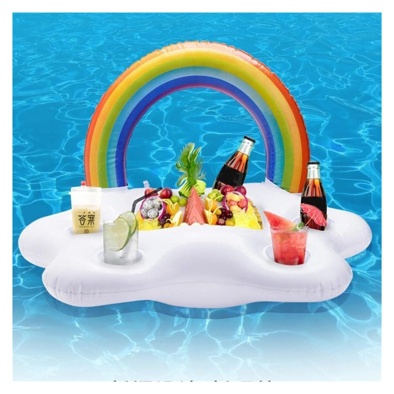 Ice Bucket Summer Inflatable Ice Bucket Drink Holder Floating Pools ...