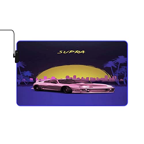 Anime Vaporwave Supra JDM Car Mouse Pad Gaming Mouse Pad RGB Laptop USB ...