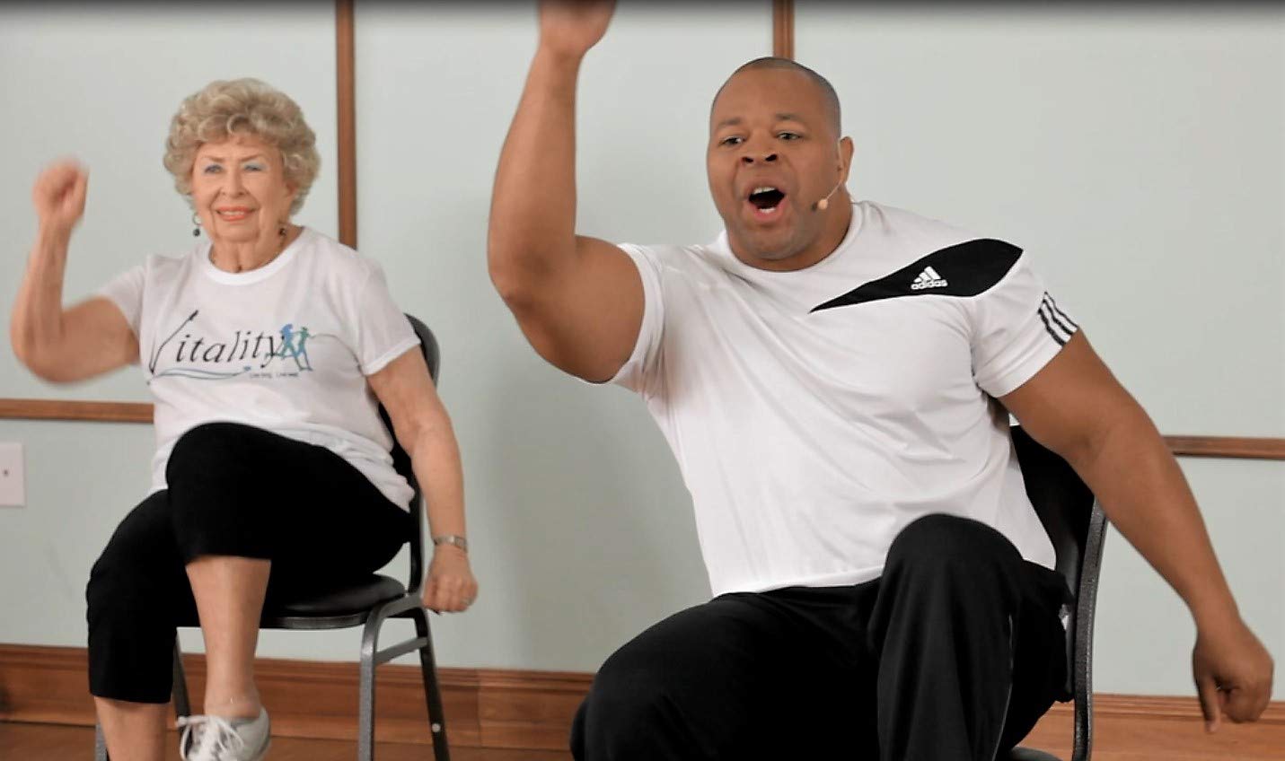 SEATED MIX CHAIR EXERCISE FOR SENIORS- 3 DVDs + 30 Exercise Segments ...