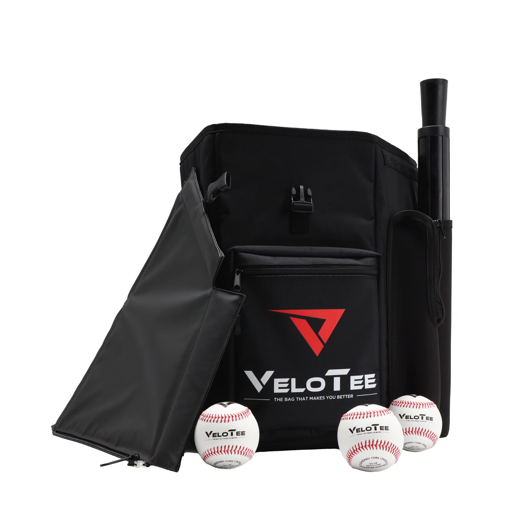 VeloTee | Home Plate Baseball & Softball Bat Bag | Softball and ...