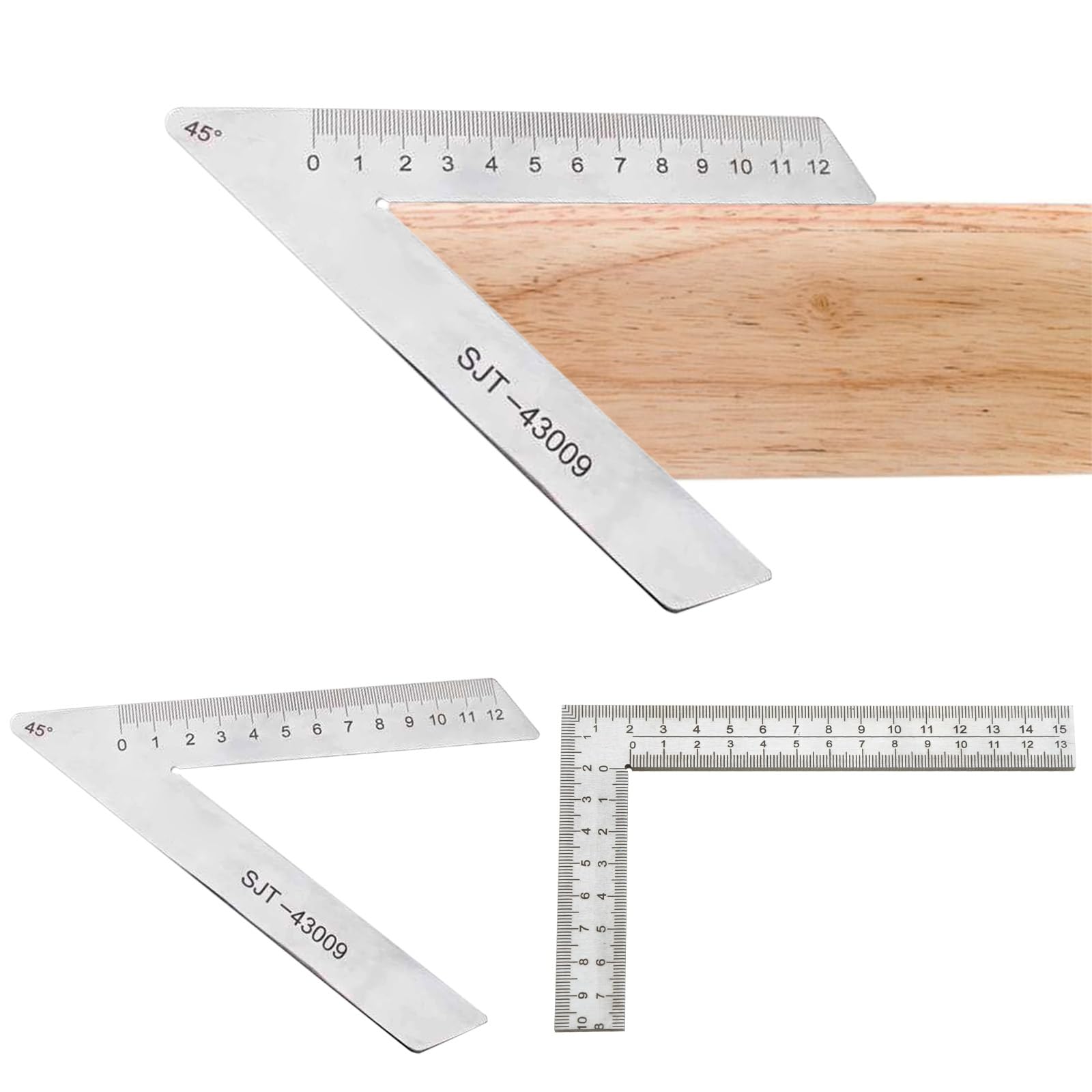 Angle Ruler with Clear Scale Stainless Steel Door & Window Angle Ruler ...
