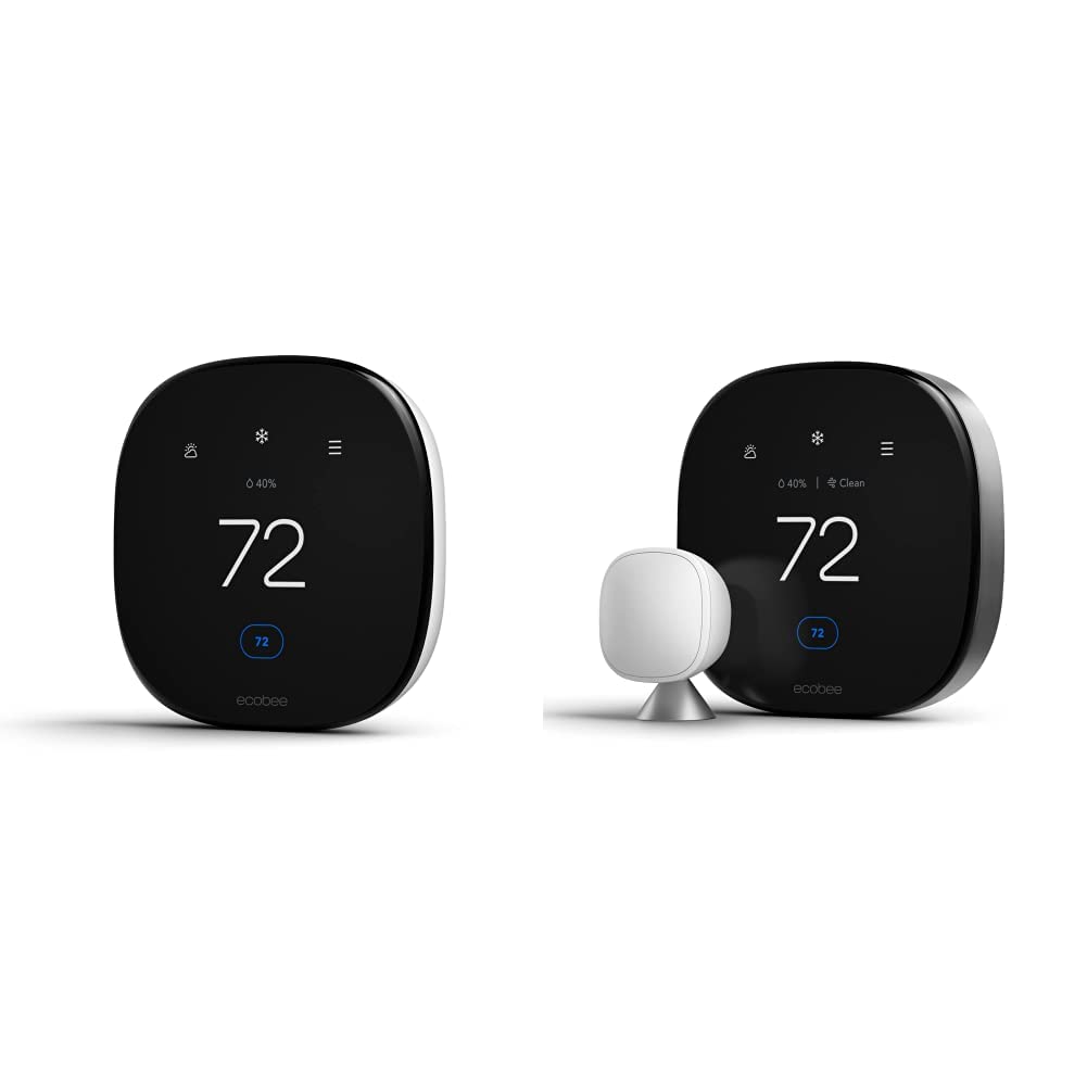 ecobee Smart Thermostat Bundle - Enhanced & Premium Models with Smart ...