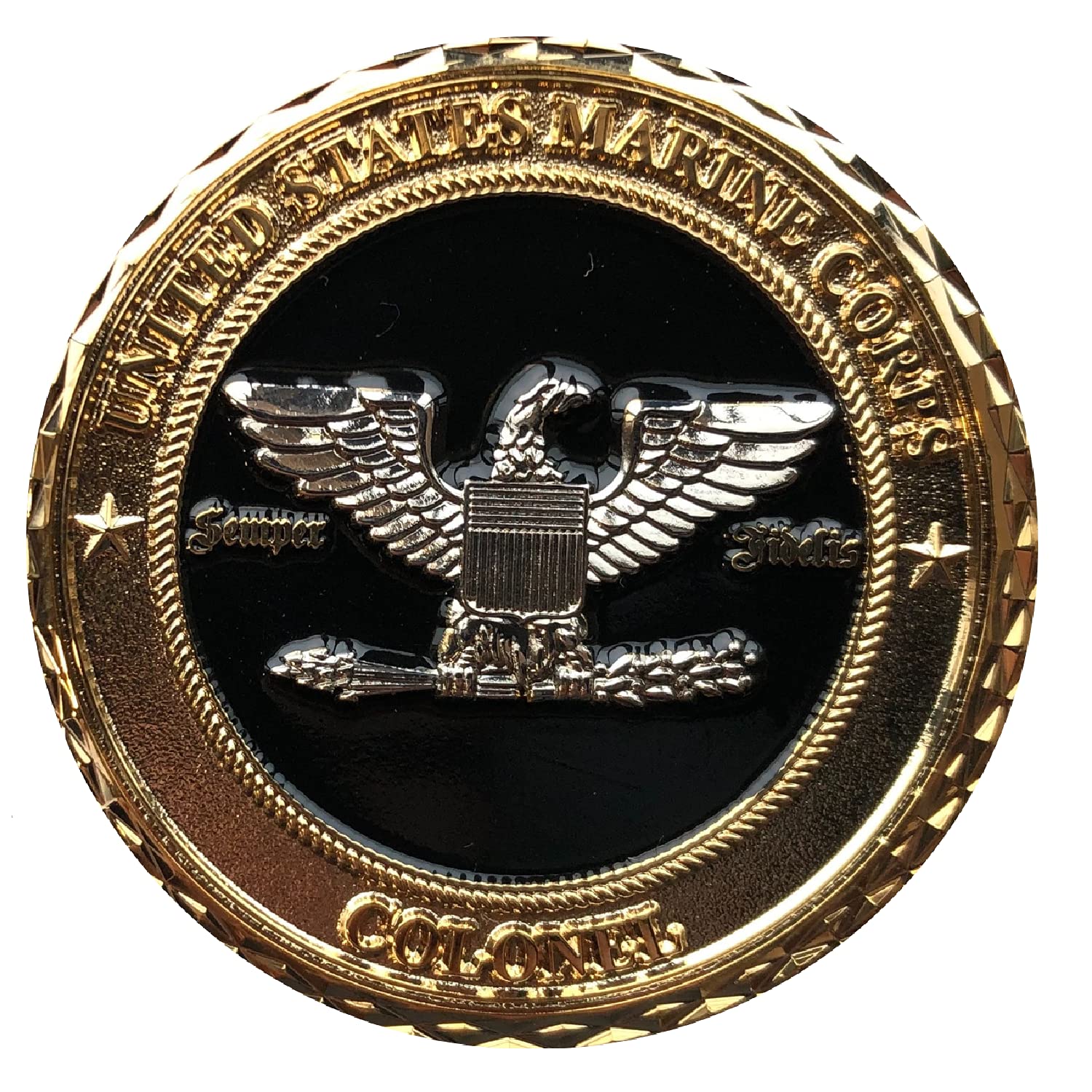 United States Marine Corps USMC Colonel Rank Challenge Coin — 🛍️ The ...