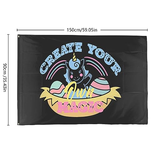 Flags 3x5 Outdoor name cat horn Flags create your own magic Flags for ...
