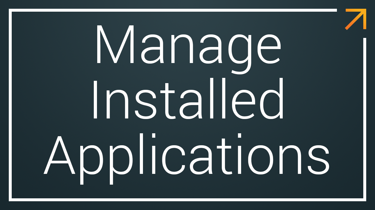 Manage Installed Applications - Loader shortcut for Fire TV — 🛍️ The ...