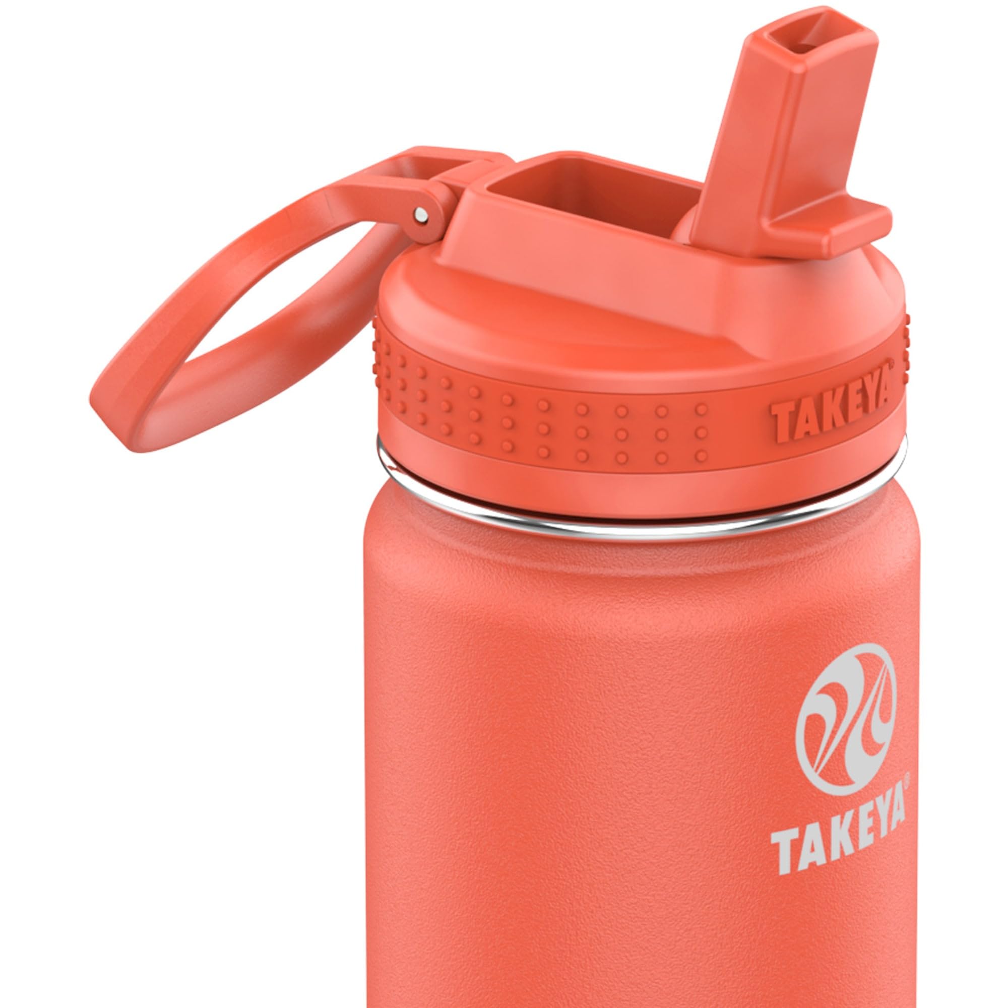 Takeya Actives Insulated Water Bottle With Straw Lid, 22 Oz, Coral — 🛍️ ...