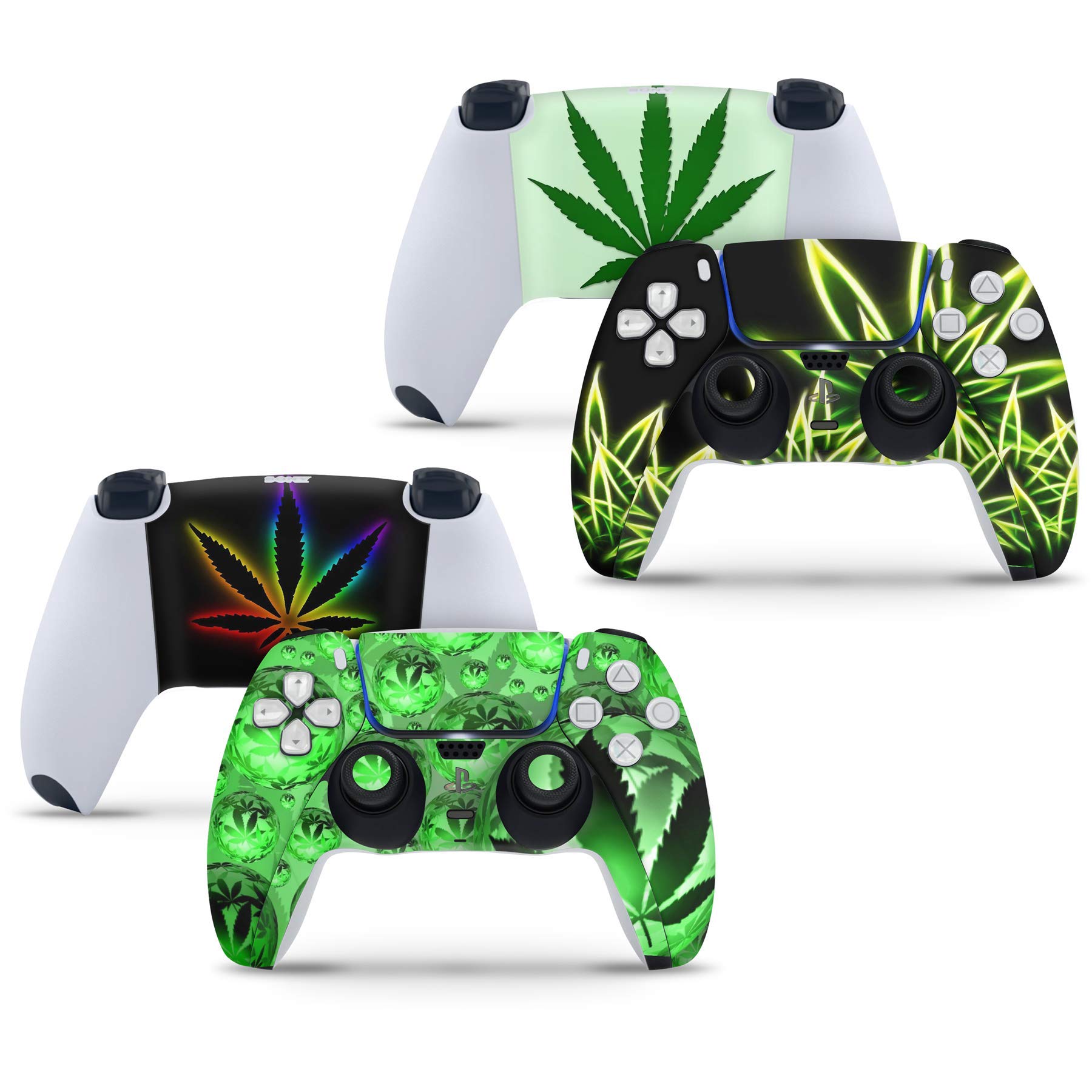 2 x Weed Playstation 5 PS5 Controller Skins Full Wrap Vinyl Sticker — 🛍 ...